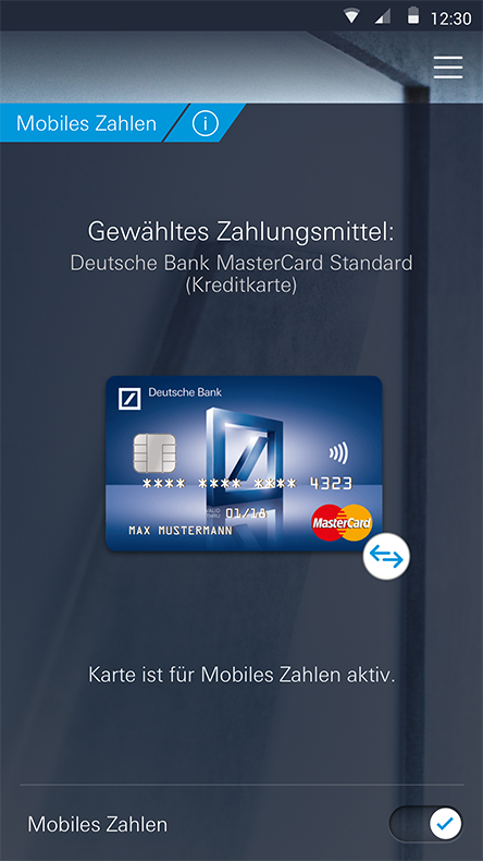 Bezahlen mit Android – Deutsche Bank Geschäftskunden